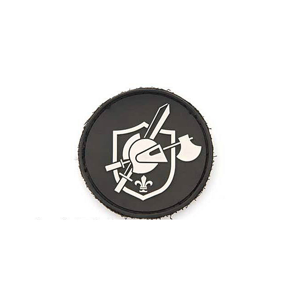 KNIGHT´S | PVC Crest Patch | Black | PATCHAR | EQUIPT.SE
