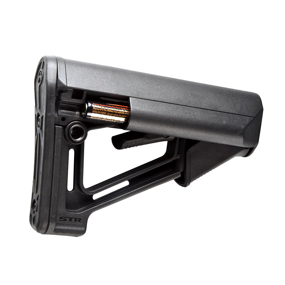 MAGPUL | STR Carbine Stock | Mil-Spec | Svart | KOLV/STOCK | EQ